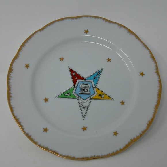 Lefton | Dining | Vintage Lefton China Oes Order Of The Eastern Star 8 ...